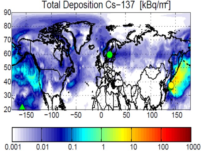 radioactive contamination – deposition or ‘fallout’ maps – REMEMBER ...